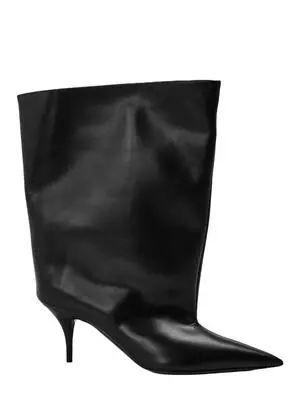 Balenciaga Heeled Ankle Boots - Black