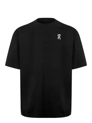 On Logo Crew Neck T-Shirt Black