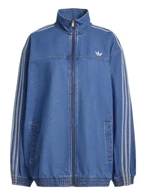 ADIDAS ORIGINALS Denim Stand-collar Track Jacket - Blue