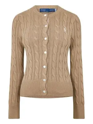 Polo Ralph Lauren Polo Ralph Lauren Cable Knit Cardigan Nude