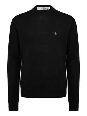 VIVIENNE WESTWOOD Crew Neck Jumper - Black