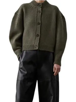 SOEUR Soeur Button-Down Long-Sleeved Sweater
