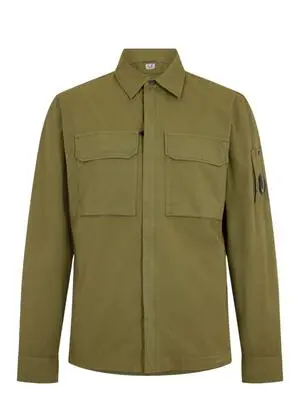 C.P. COMPANY Gabard Overshirt - Green