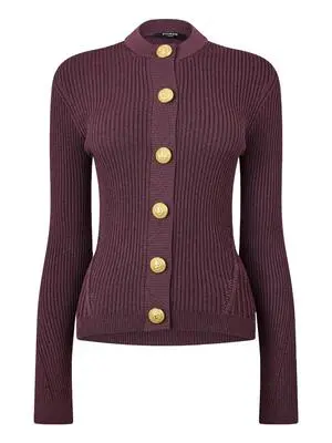 BALMAIN Balmain Round Neck Knitted Cardigan With Button Closure
