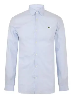 Lacoste Long-sleeve Oxford Shirt - White