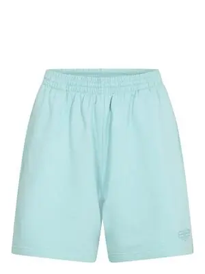 Balenciaga Logo Jersey Shorts - Blue