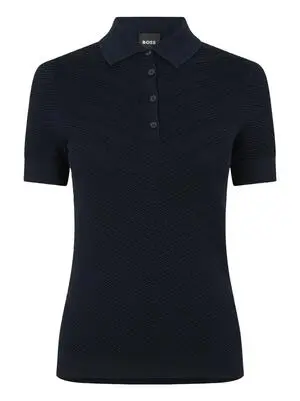 Hugo Boss Fointa Knitted Top - Black