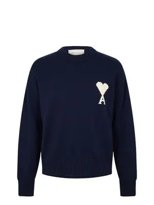 AMI Paris De Coeur Sweatshirt - Black