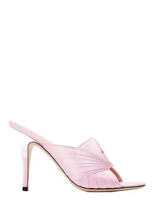 Gucci Satin Strappy Heeled Sandals - Pink