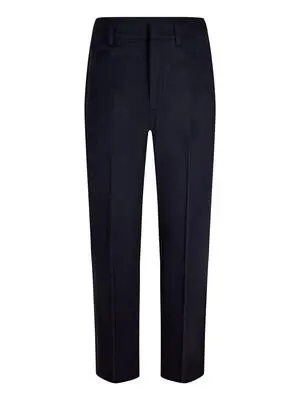 Emporio Armani Tailored Straight Leg Trousers - Black