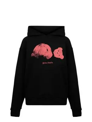 Palm Angels Kill Bear Pull Over Hoodie - Black
