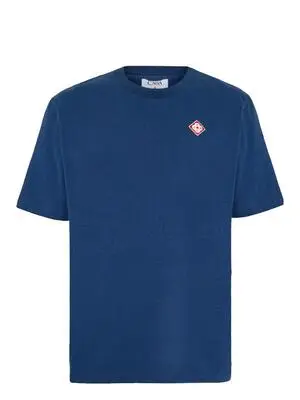Casablanca Classic Logo T-Shirt Navy