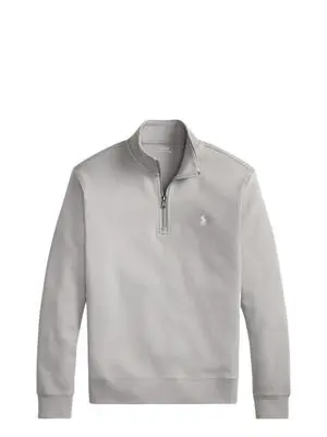 Polo Ralph Lauren Quarter Zip-Up Hoodie Gray
