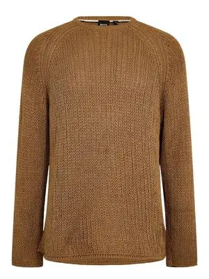 Hugo Boss Knitted Top - Brown