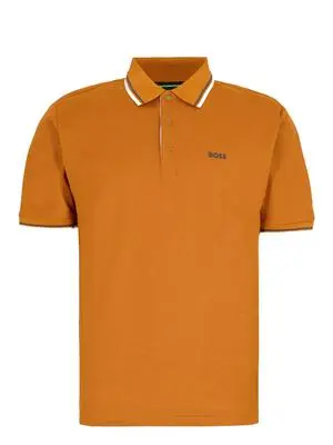 Hugo Boss Logo Short-Sleeve Polo Shirt Orange