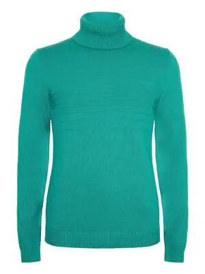 Hugo Boss Fine Knit Turtleneck Sweater - Green