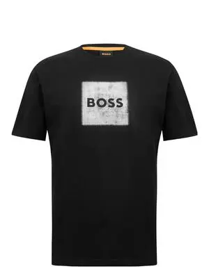 Hugo Boss Logo Crew-neck T-shirt - Black