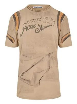 Acne Studios Acne Studios Logo T-shirt Nude