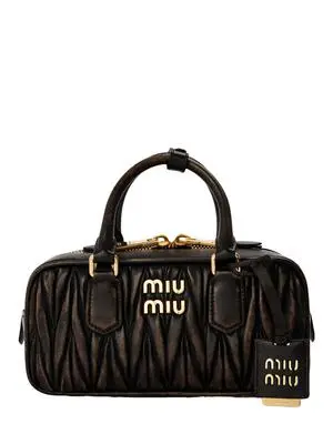 Miu Miu Arcadie Matelasse Mini Bag - Black