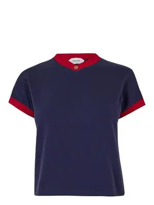 Versace Versace Logo T-Shirt Blue