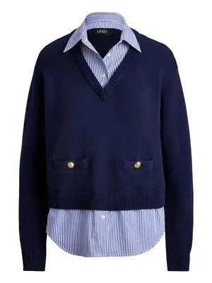 Ralph Lauren Faux Two-piece Knitwear - No