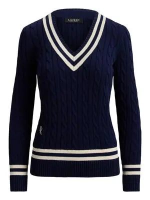 RALPH LAUREN Ralph Lauren V-Neck Knit Sweater