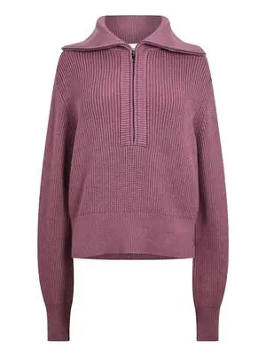 Varley Varley Maura Knitted Crew-Neck Pullover Lavender