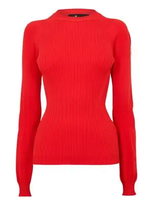 MONCLER Moncler Ribbed Knit Crew Neck Jumper