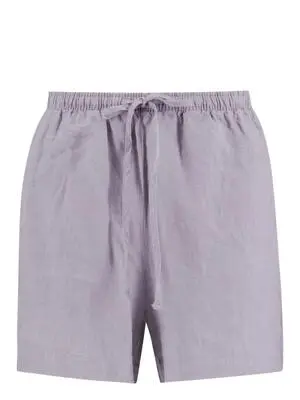Barbour Twill Cotton Shorts - Gray