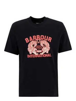 Barbour Logo Short-sleeved T-shirt - Black