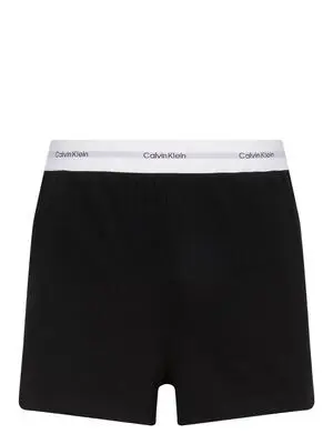 Calvin Klein Fleece Jogger Shorts - Black