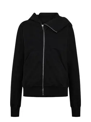 Rick Owens Zippered Hoodie - Black