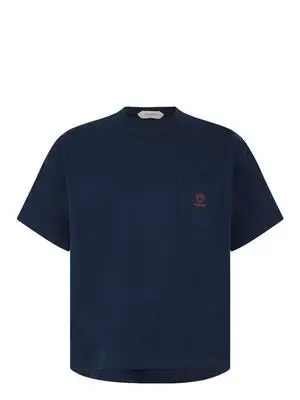 Versace Logo Short-sleeved T-shirt - Black