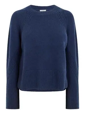 JOSEPH Crew Neck Long Sleeve Sweater - Blue