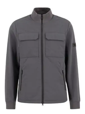 Barbour Long Sleeve Zip Jacket With Pockets - Black