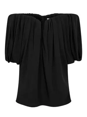 STELLA MCCARTNEY Stella McCartney Off-the-Shoulder Pleated Cover-Up