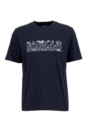 Barbour Printed T-shirt - Black