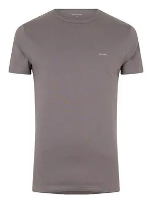 Paul Smith Logo Crew Neck T-shirt - Gray