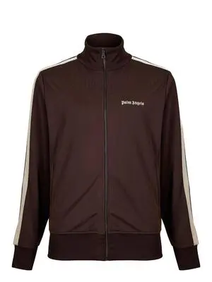 Palm Angels Slim-fit Sports Jacket With Logo Branding - Black