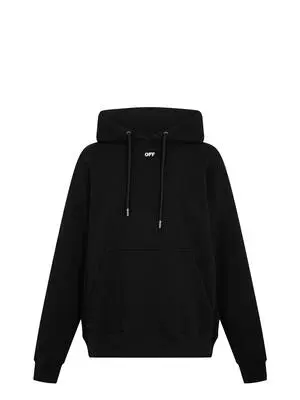 Off-White Graphic Print Hoodie - Black