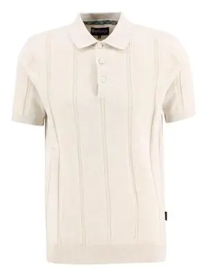 Barbour Wellburn Short-sleeved Polo Shirt - White