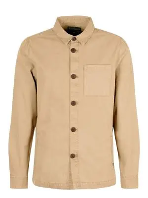 Barbour Button-down Shirt Jacket - Nude