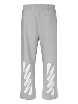 Off-White Slim Fit Jogging Bottoms - Gray