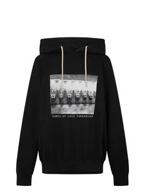 Rick Owens Drawstring Hoodie - Black