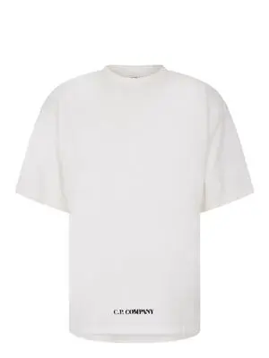 C.P. COMPANY Logo Crew Neck T-shirt