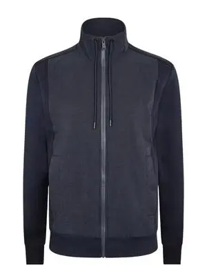 Hugo Boss P Shepherd Short Sleeve Zip Hoodie - Black