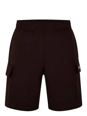 Lacoste Cargo Shorts With Drawstring Waist - Black