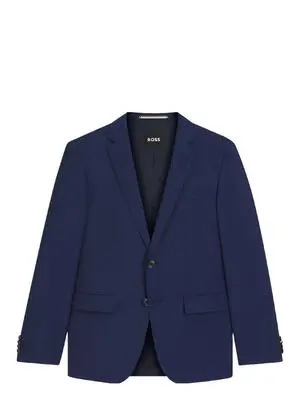 Hugo Boss H-huge-mm-c-224 Slim-fit Jacket - Blue