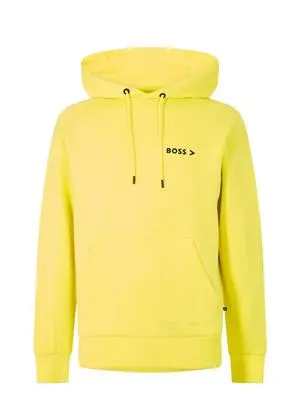Hugo Boss Boss Short Sleeve Hooded Pullover - Yellow