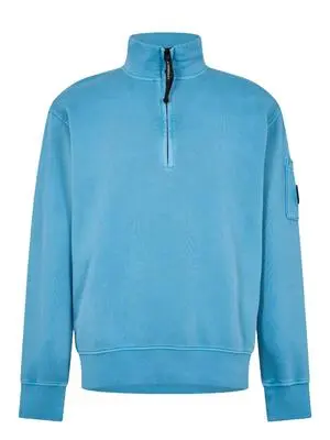 C.P. COMPANY 1/4 Zip Fleece - Blue